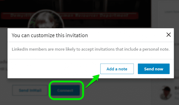 Always Customize Your LinkedIn Invitation to Connect | Career Sherpa