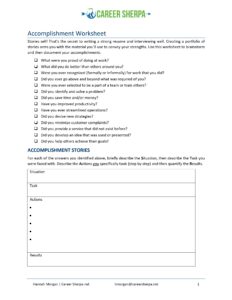 Recalling Past Accomplishments