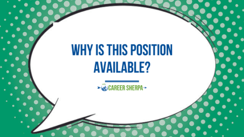 Why is this position available?